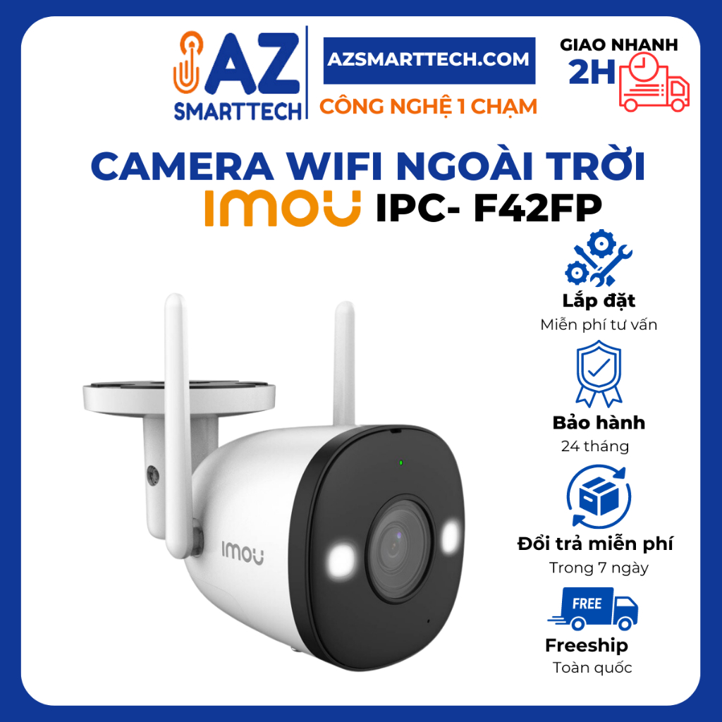 Camera IP Wifi IMOU IPC-F42FP 4M I 4 Chế Độ Ban Đêm I Tích Hợp Mic và ...