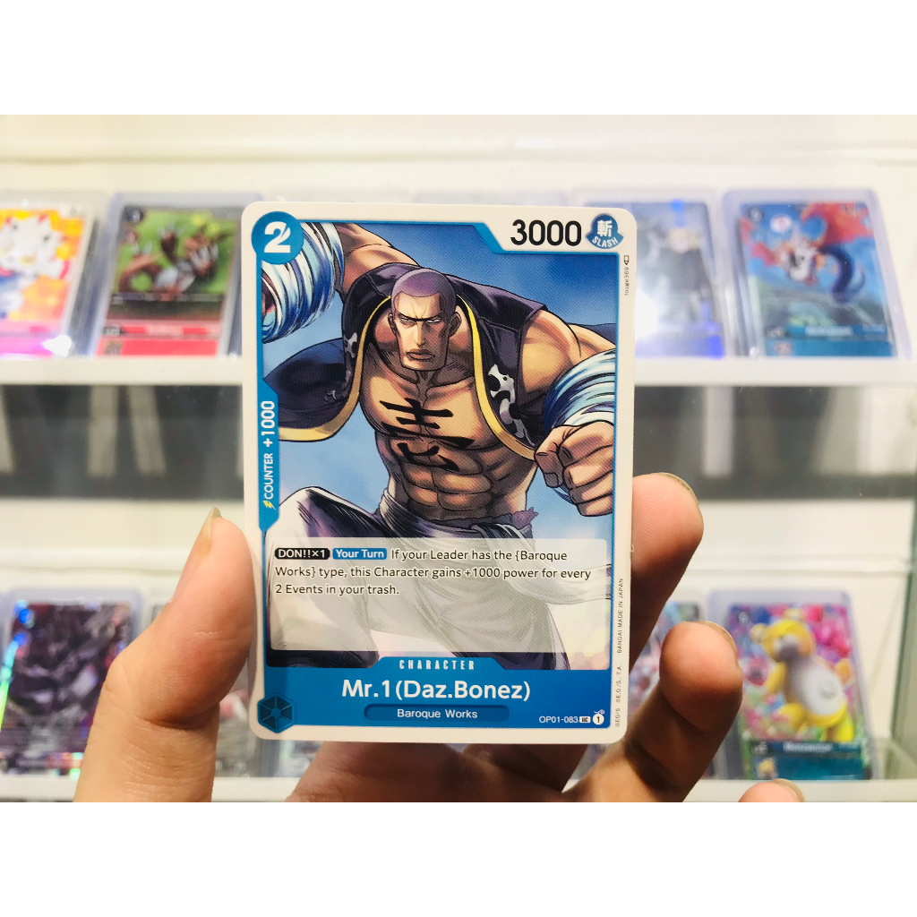 Thẻ bài One Piece Mã OP01-083 - Mr.1(Daz.Bonez) - Uncommon | Shopee ...