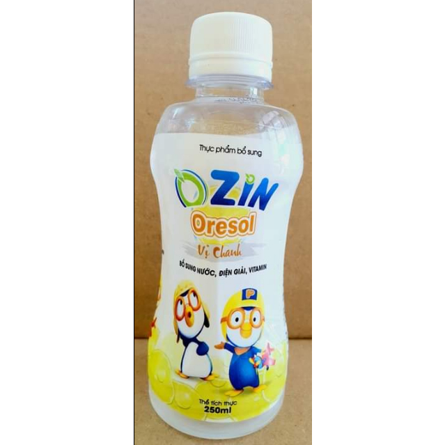 Nước bù điện giải Ozin Oresol (vị chanh) chai 250ml | Shopee Việt Nam