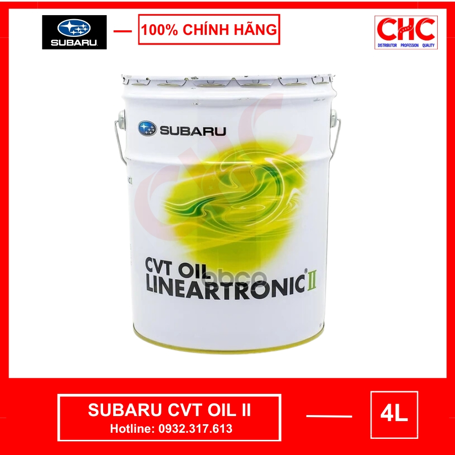 Dầu số tự động Subaru CVT Oil Lineartronic II - 20 Lit (Made in Japan ...