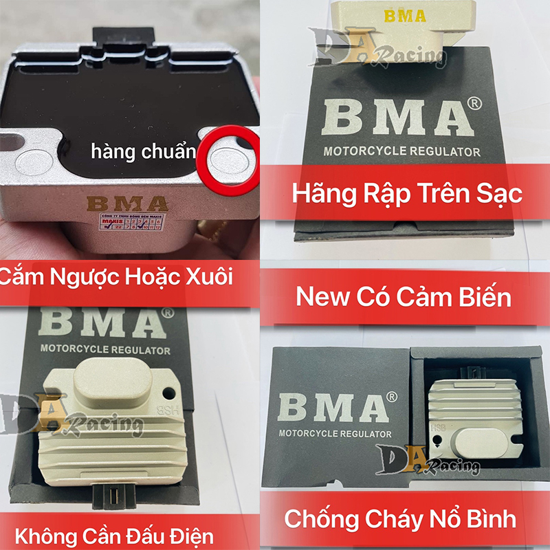 Sạc Độ Xe Máy HSB Lắp Wave Sirius Dream Và Nhiều Dòng Xe Khác Chính ...