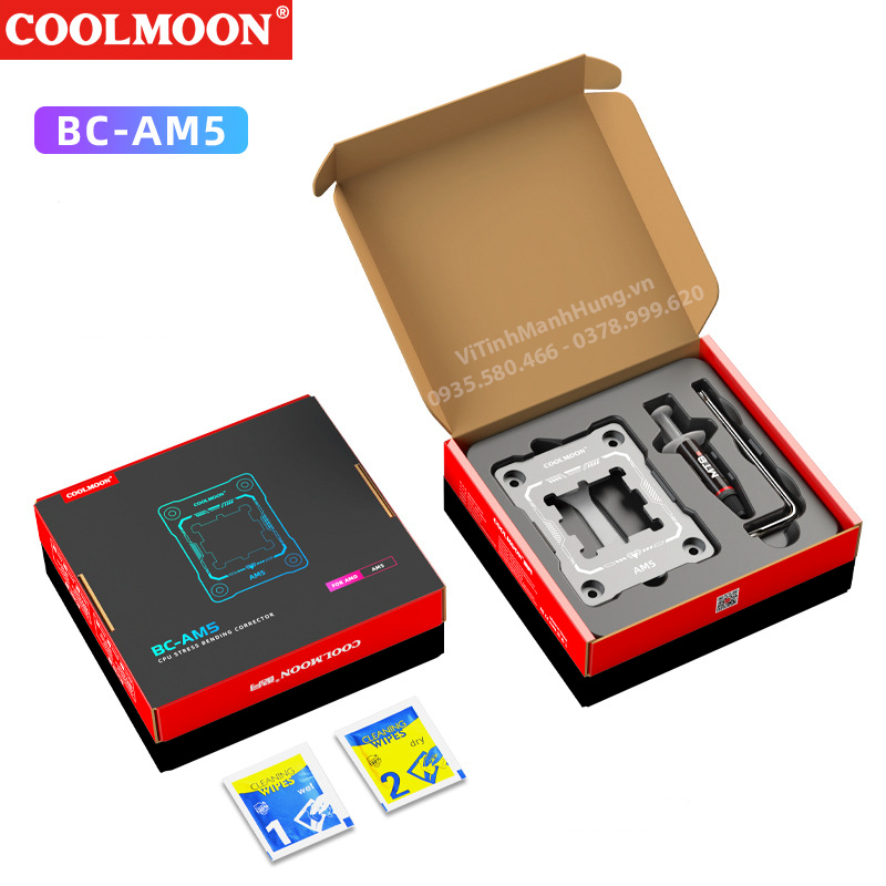 Khung Chống Cong Cpu Socket 1700 Am5 Chính Hãng Coolmoon Tặng Kèm