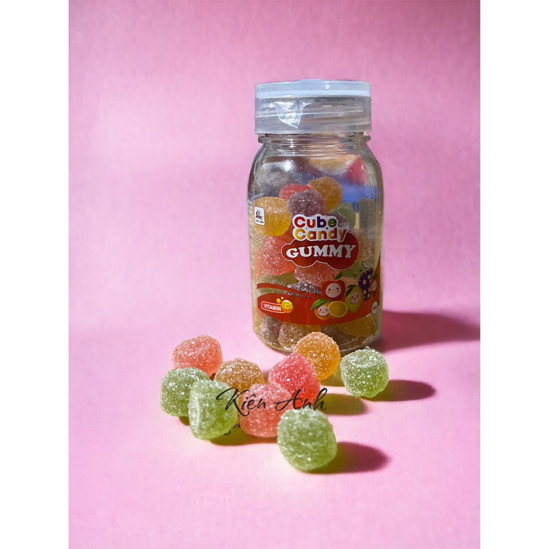 Kẹo dẻo Cube Candy vị trái cây tổng hợp 68g | Shopee Việt Nam