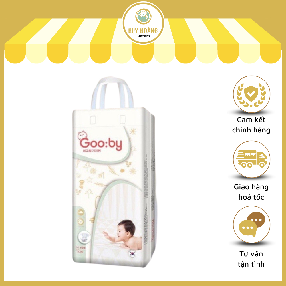 Bỉm Quần, Bỉm Dán Ban Ngày GOOBY Hàn Quốc Size M60/L56/XL52/XXL48 ...