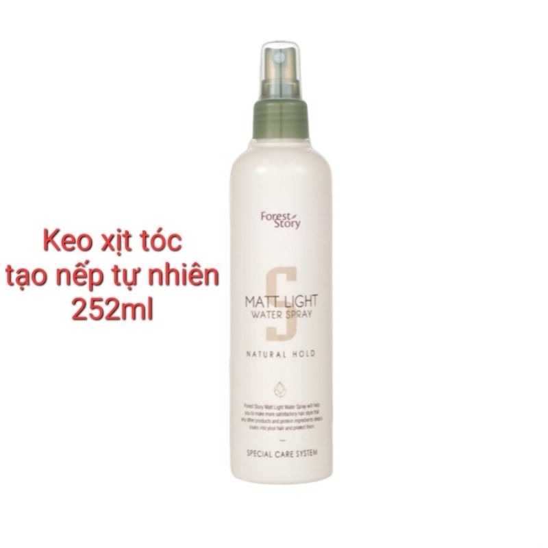 KEO XỊT TẠO NẾP VÀ DƯỠNG TÓC FOREST STORY SUPER HARD WATER SPRAY ...