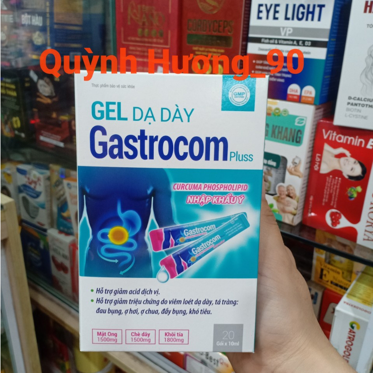 Gel bảo vệ niêm mạc dạ dày GASTROCOM Plus hộp 20 gói. | Shopee Việt Nam