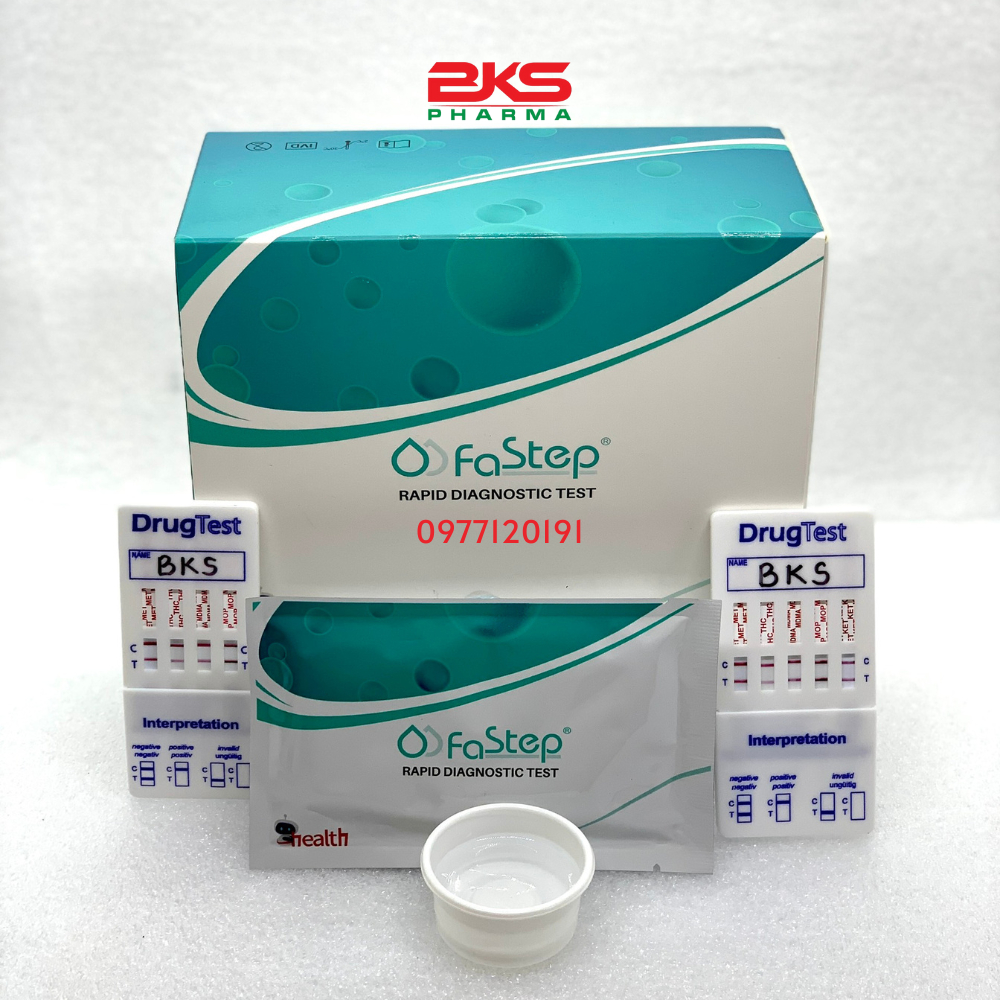 Que test nhanh Ma tuý tổng hợp 4 chân và 5 chân Fastep [Che tên sản ...