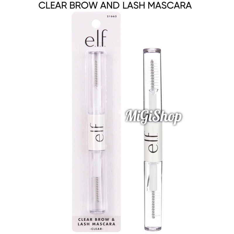 Mascara Dưỡng Mi Và Lông Mày Elf Clear Brow Lash Mascara 2,5ml | Shopee Việt Nam