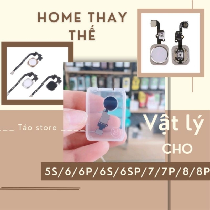 Nút home cho 5s/6/6p/6s/6sp/7/7p/8/8p phím home vật lý thay thế độ ...