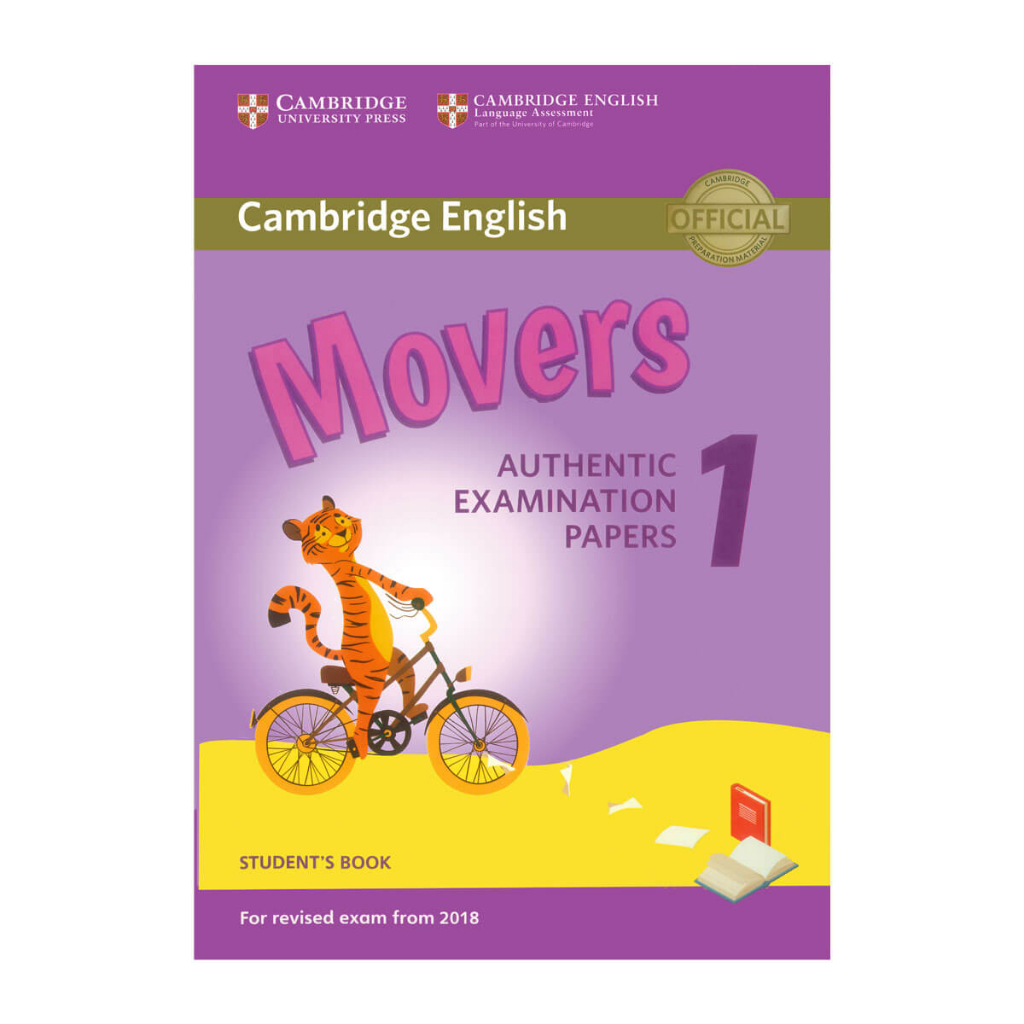 Cambridge Authentic Mover 2018 3 level màu kèm file nghe khổ A4 ...