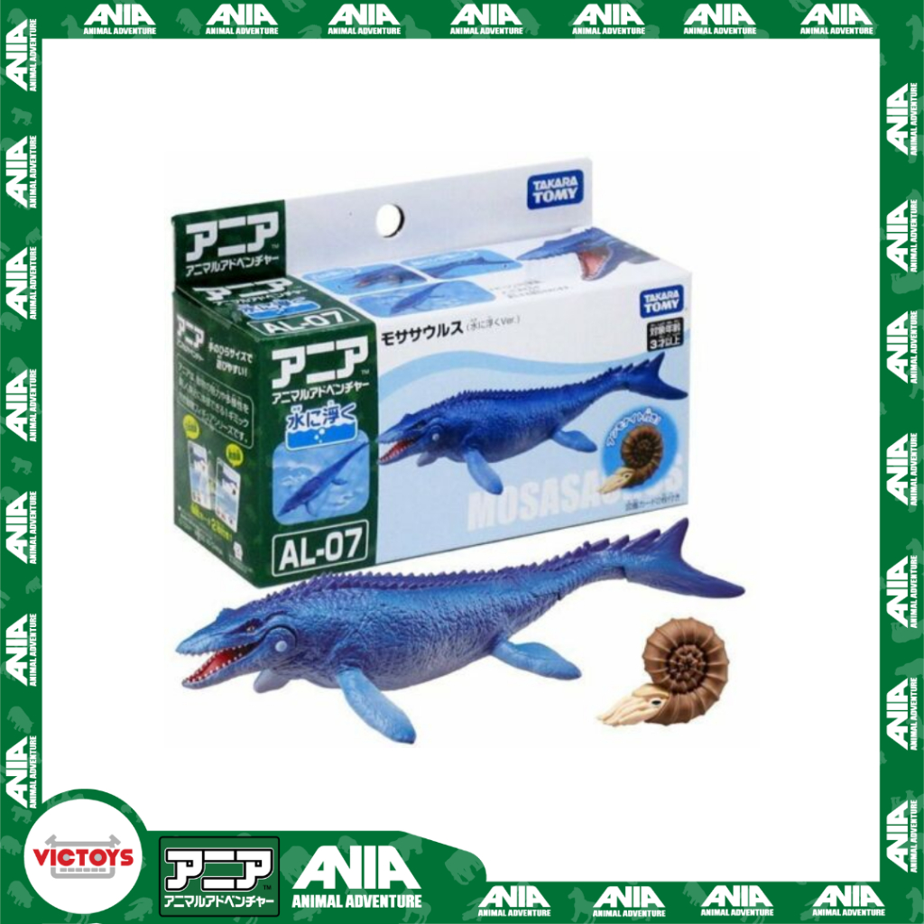 Mô hình Khủng long (có thể nổi trên mặt nước) ANIA AL-07 Mosasaurus ...
