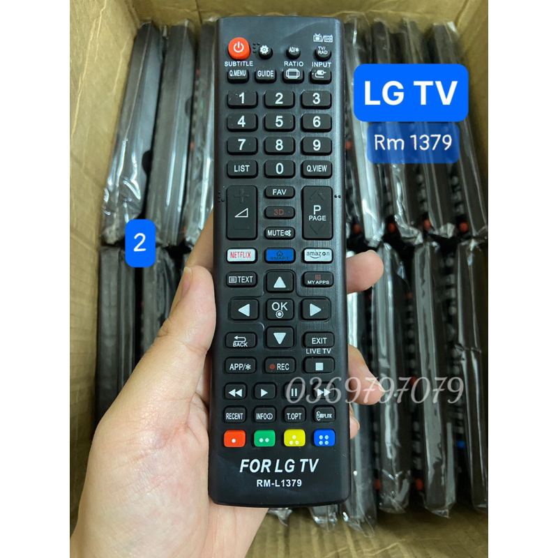 Điều khiển TV LG RM 1379 - Dùng cho các dòng TV LCD/LED | Shopee Việt Nam