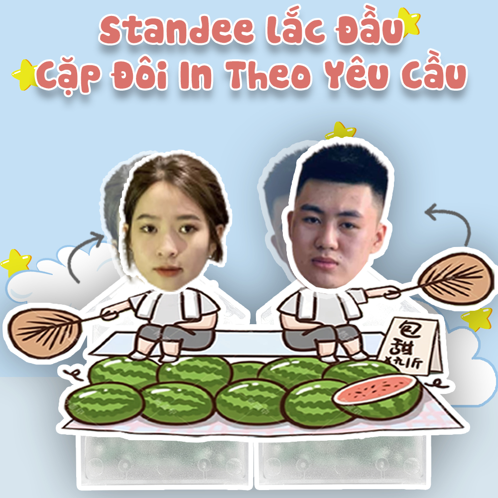 Standee Lắc Đầu Cặp Đôi In Theo Yêu Cầu Hoạ Tiết Chibi Hoạt Hình Phim ...