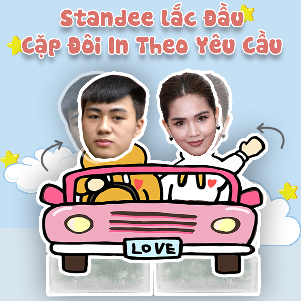Standee Lắc Đầu Cặp Đôi In Theo Yêu Cầu Hoạ Tiết Chibi Hoạt Hình Phim ...