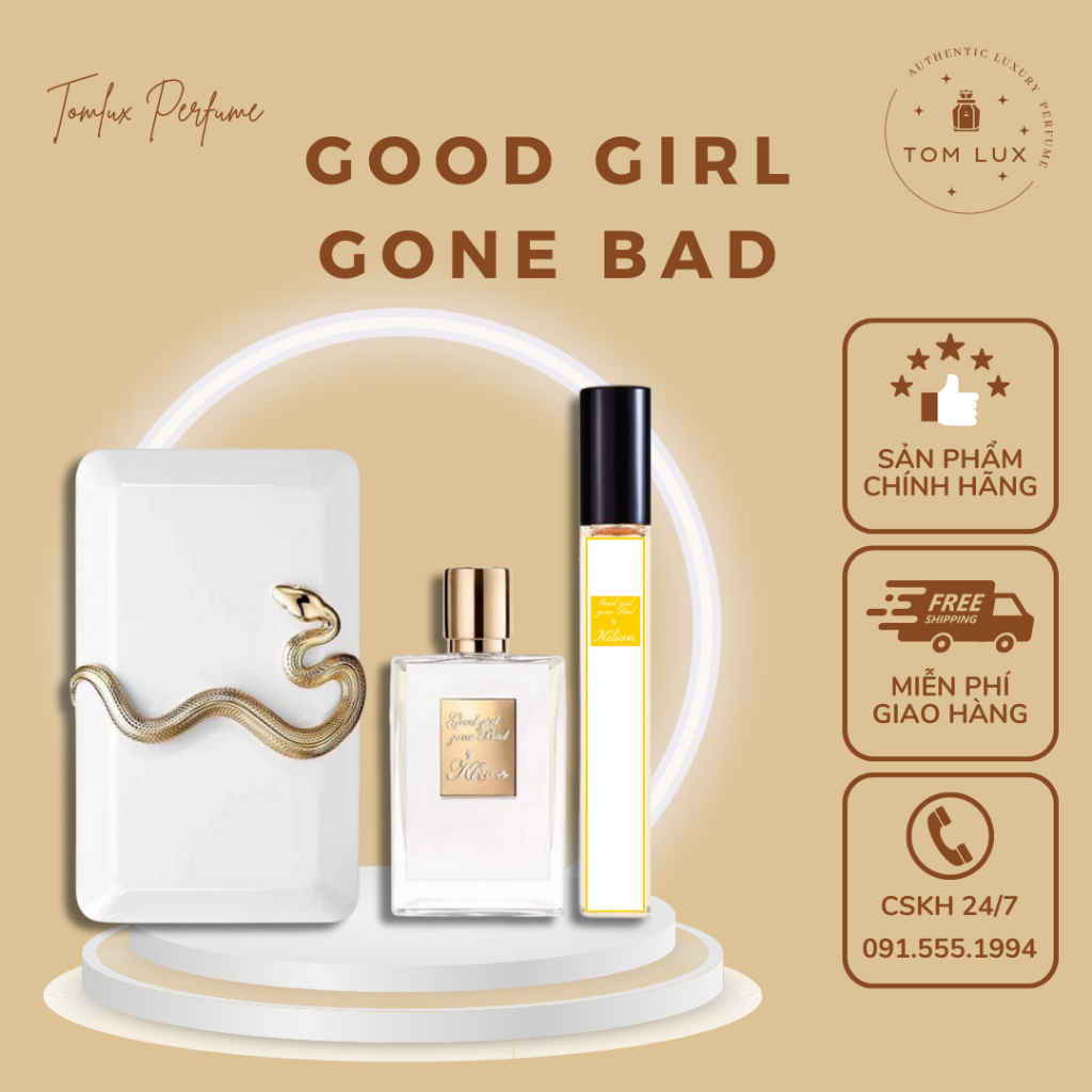 (MẪU THỬ) Nước Hoa Nữ Kilian Good Girl Gone Bad EDP TomLux 10ml (Rắn Trắng) | Shopee Việt Nam