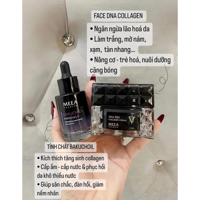 COMBO VER2 FACE DNA COLLAGEN MEEA Hủ 30gram | Shopee Việt Nam