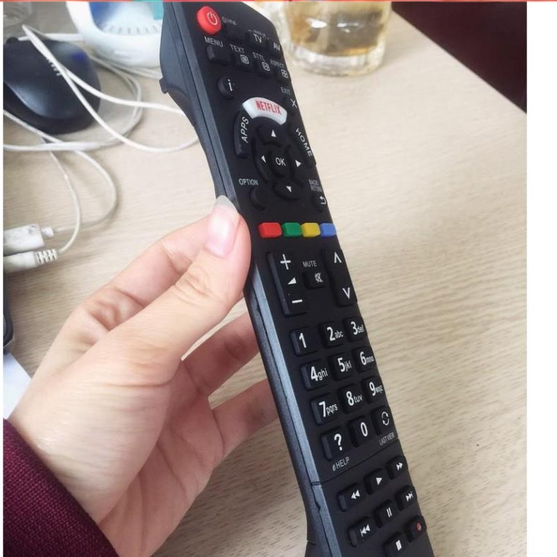 Remote dành cho tivi Panasonic RM-L1268 (dùng cho smart tv, LCD tv ...