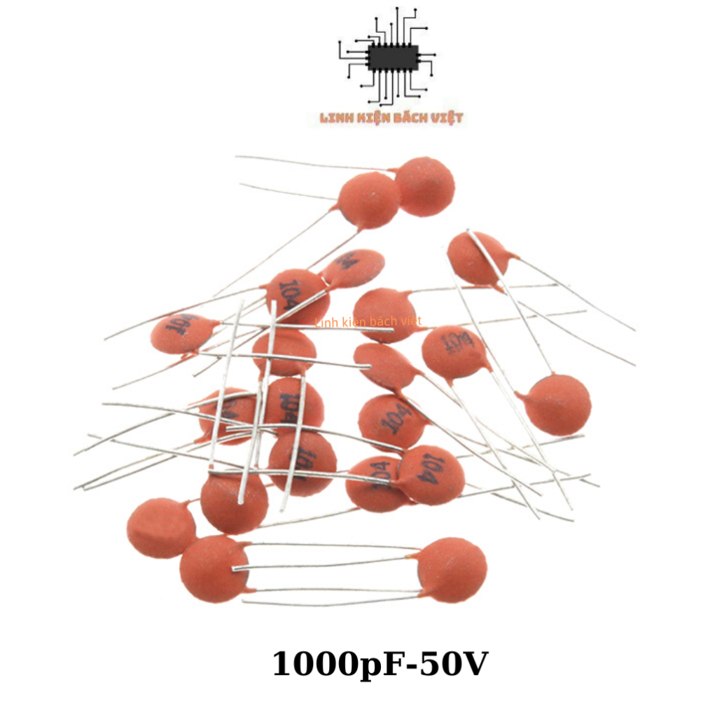 Tụ gốm 102 1NF 1000PF 50V chất lượng tốt (Túi 50 con) | Shopee Việt Nam
