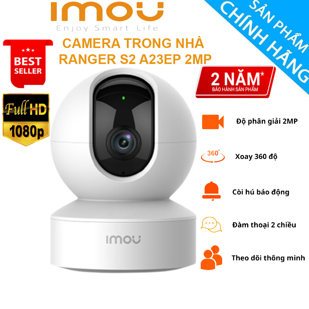 Camera Wifi IMOU A23EP, A43EP 2MP, 4MP 1080P, 2K Xoay 360 độ,Tích hợp ...