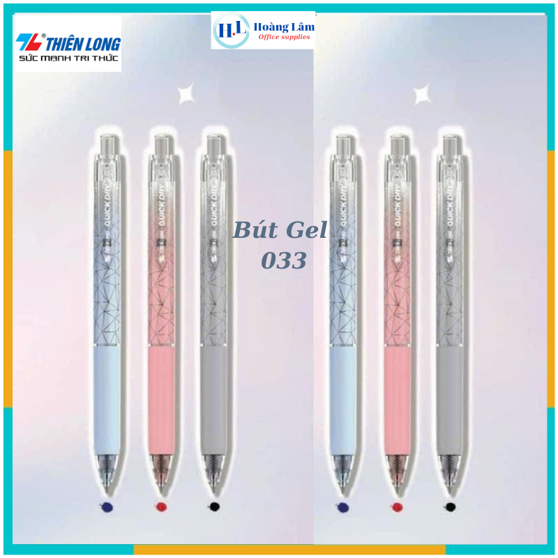 Bút gel Quick Dry Thiên Long GEL-033 - Mực Xanh - Mực khô siêu nhanh ...