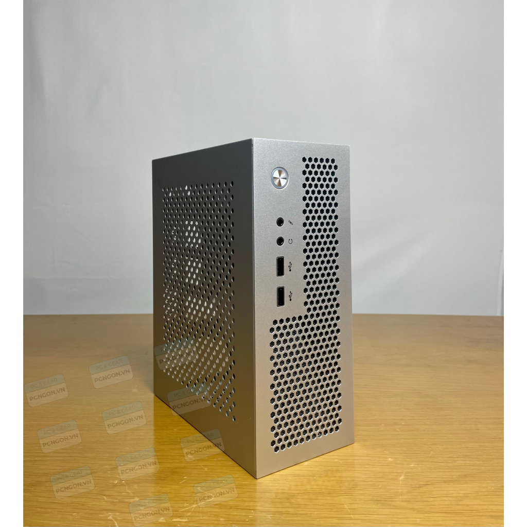 [PCNGON] Vỏ case máy tính mini ITX SKTC A09 – Bạc | Shopee Việt Nam