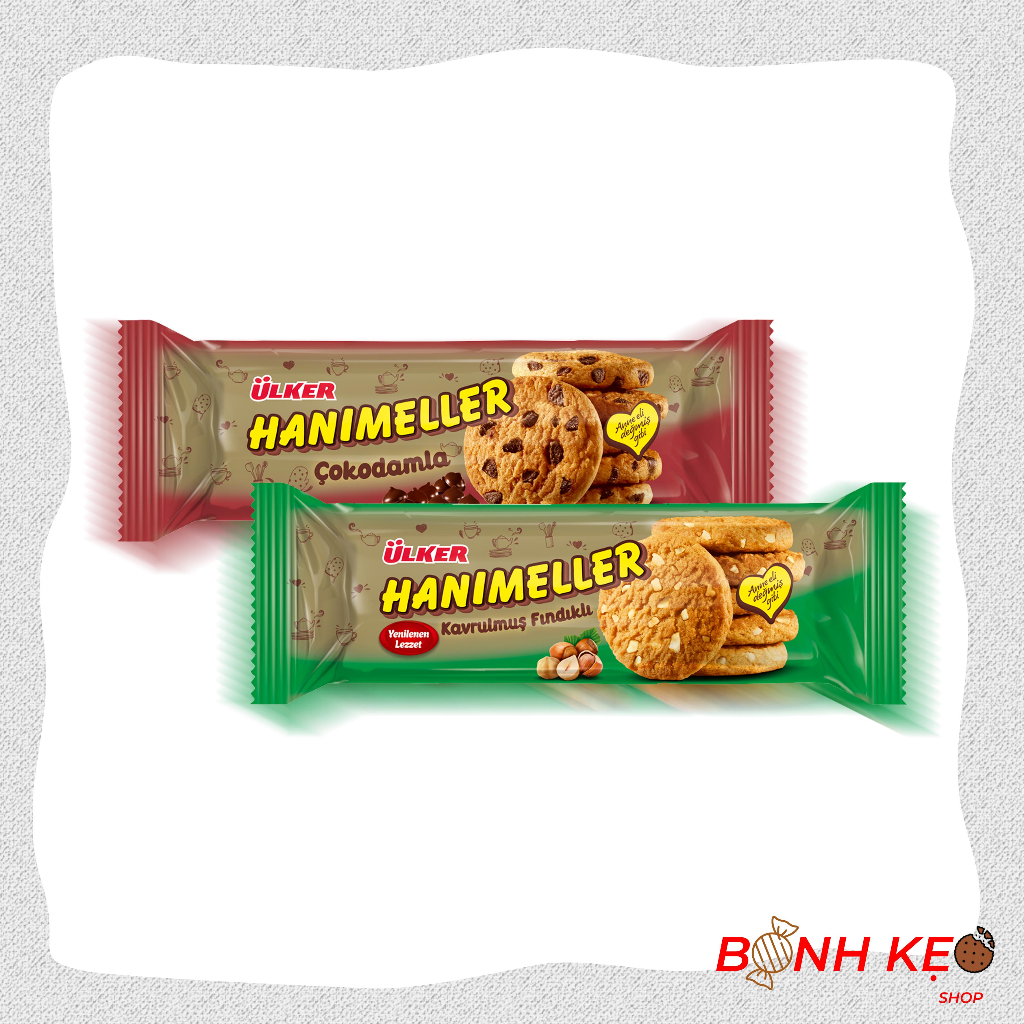 Bánh quy Hanimeller vị Hạt phỉ/ Sô cô la chip 82g | Shopee Việt Nam