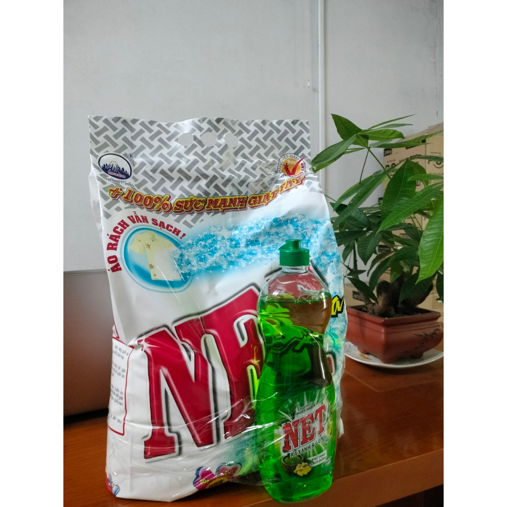 BỘT GIẶT NET EXTRA 5,5 KG TẶNG NRC 750G ( SP TẶNG THAY ĐỔI TÙY ĐỢT SX CTY) | Shopee Việt Nam