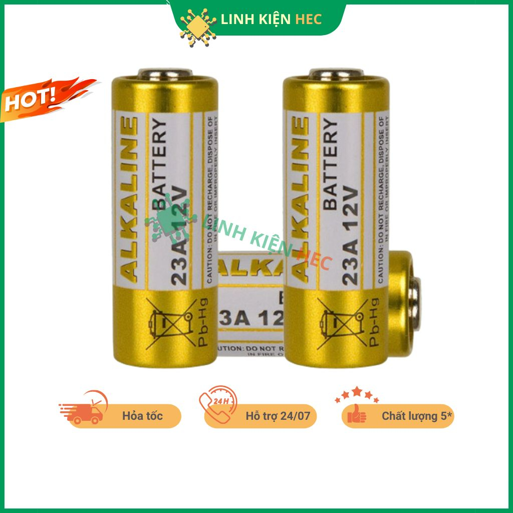 Pin A27, A23 12V PowerCell Alkaline chính hãng linh kiện hec | Shopee Việt Nam
