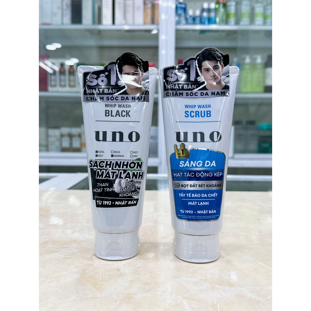 Sữa Rửa Mặt Cho Nam Uno Tạo Bọt Sáng Da Sạch Nhờn 130g Chính Hãng Công Ty | Shopee Việt Nam