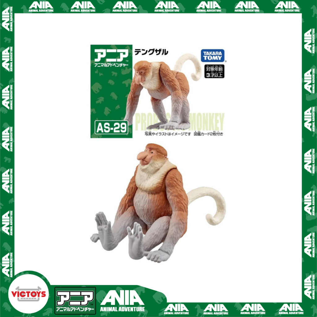Mô hình Động vật ANIA AS-29 Proboscis Monkey 179726 Fullbox Chính Hãng ...