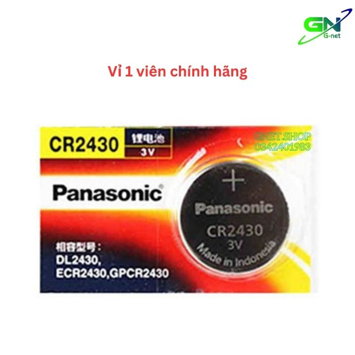 Pin Panasonic CR2430 3V , Pin cmos 3V CR2430 chính hãng dailyphukien ...