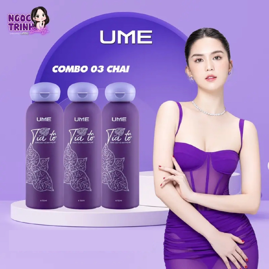 [Combo 3 SP] Dung Dịch Vệ Sinh Tía Tô UME (150ml) | Shopee Việt Nam