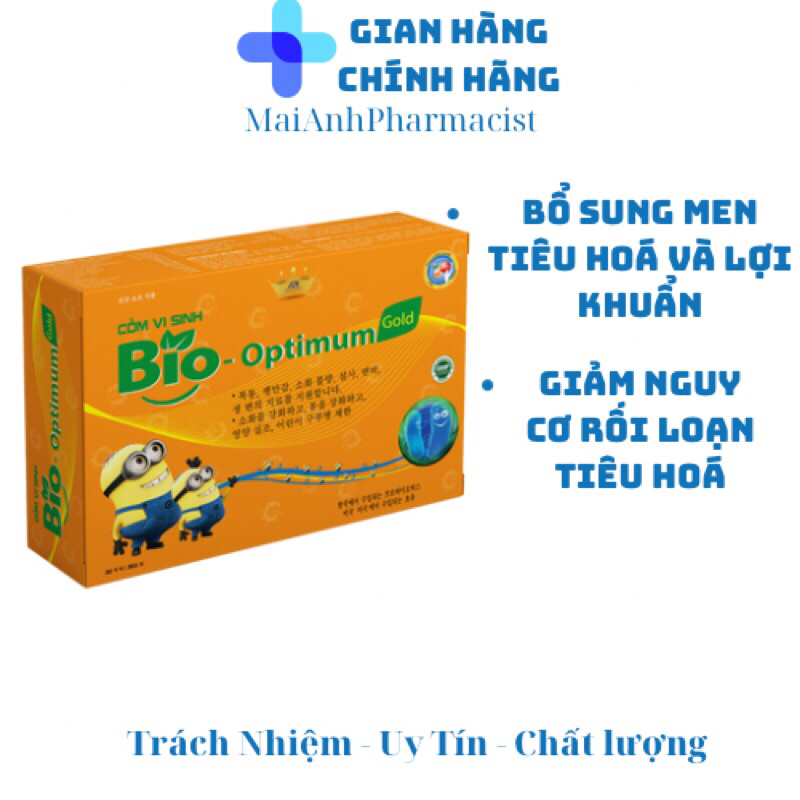 Men vi sinh Bio Optimum Gold- Hỗ trợ cải thiện hệ vi khuẩn đường ruột ...