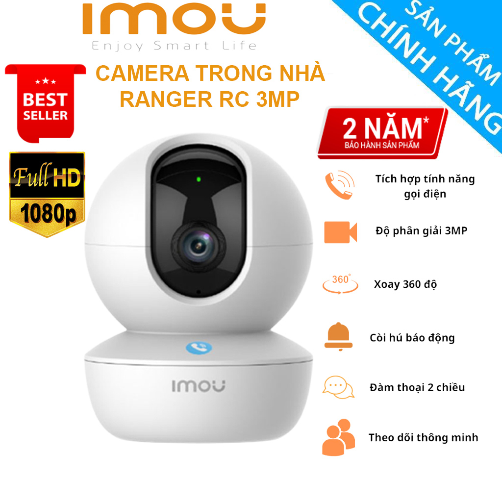 Camera Wifi Imou Ranger RC 3MP 4MP 5MP Nút gọi cảm ứng ,Phát hiện con ...