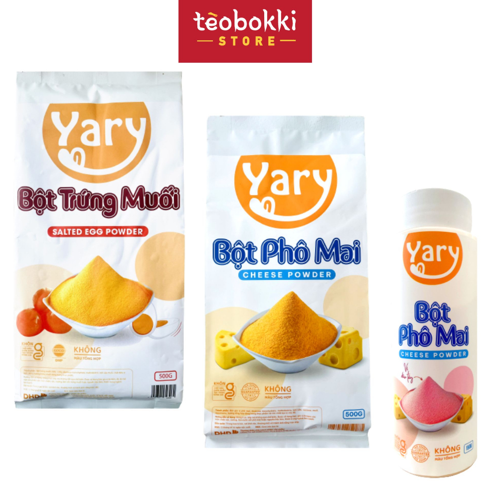 Bột phô mai lắc, bột trứng muối Yary 120g, 250g | Shopee Việt Nam