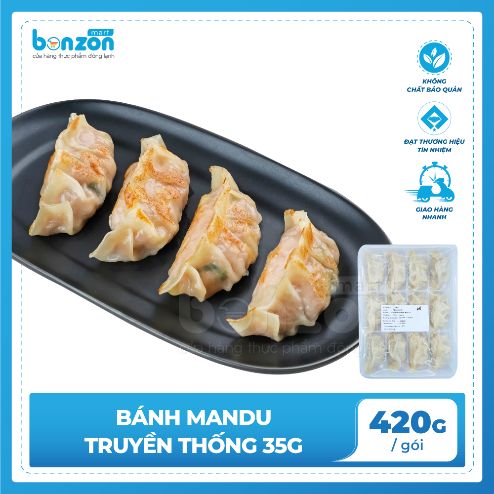 Bánh Mandu truyền thống - Bonzon (420g) | Shopee Việt Nam