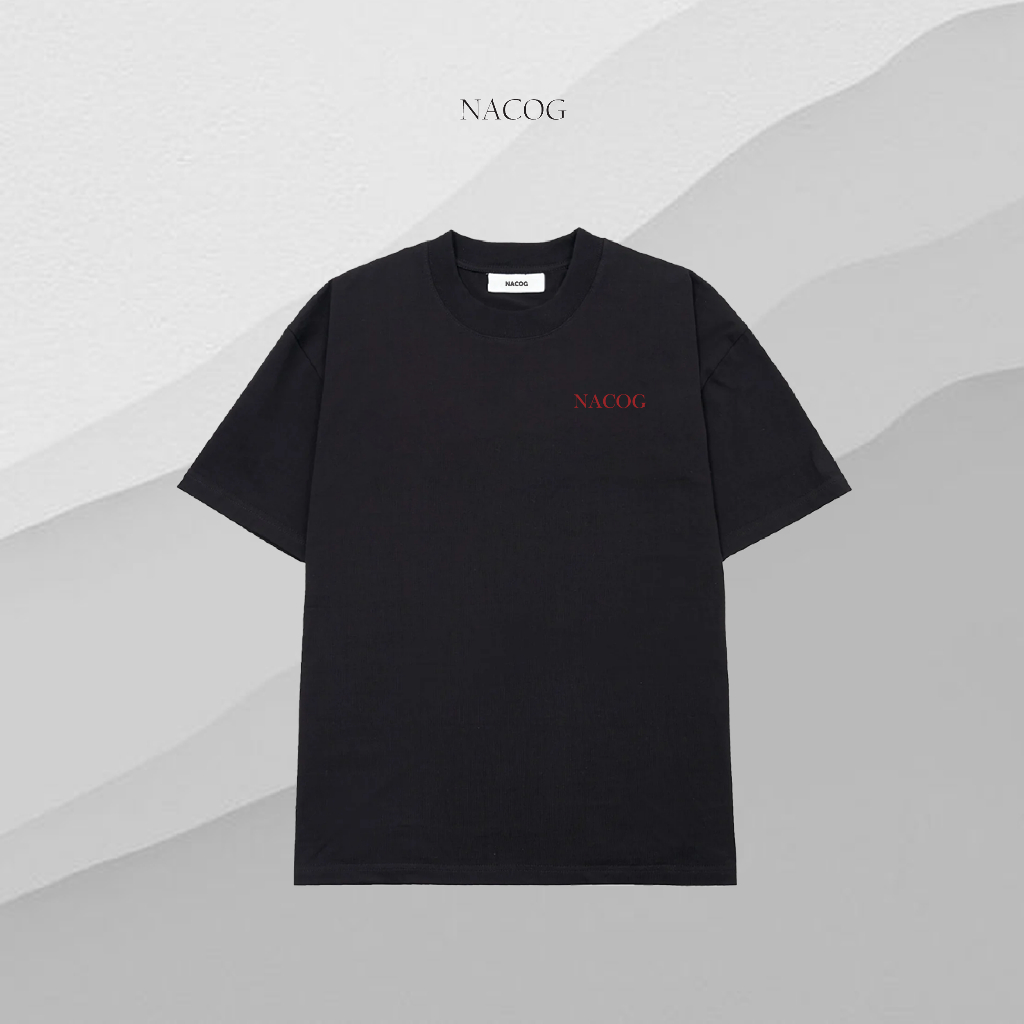 Áo Thun Unisex Oversize Local brand NACOG BASIC TEE/ BLACK | Shopee ...