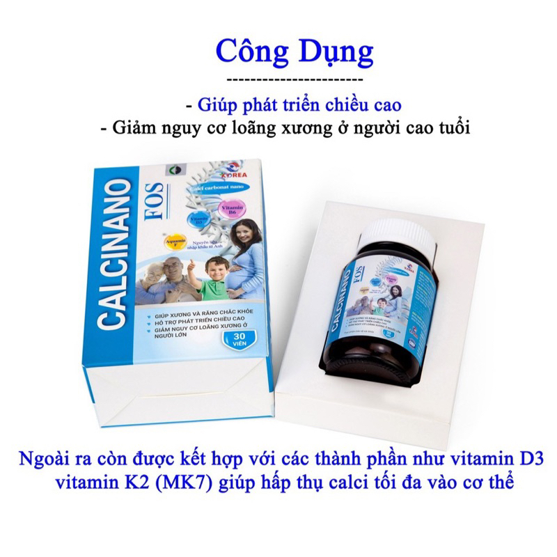 Viên calcinano fos | Shopee Việt Nam