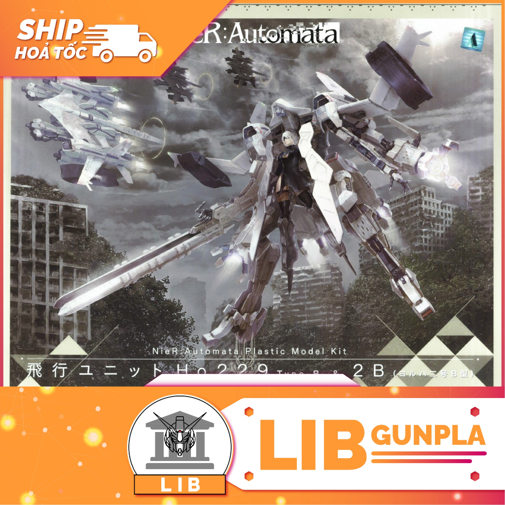 Mô Hình Lắp Ráp square Enix Nier: Automata Flight Unit Ho229 Type-B ...