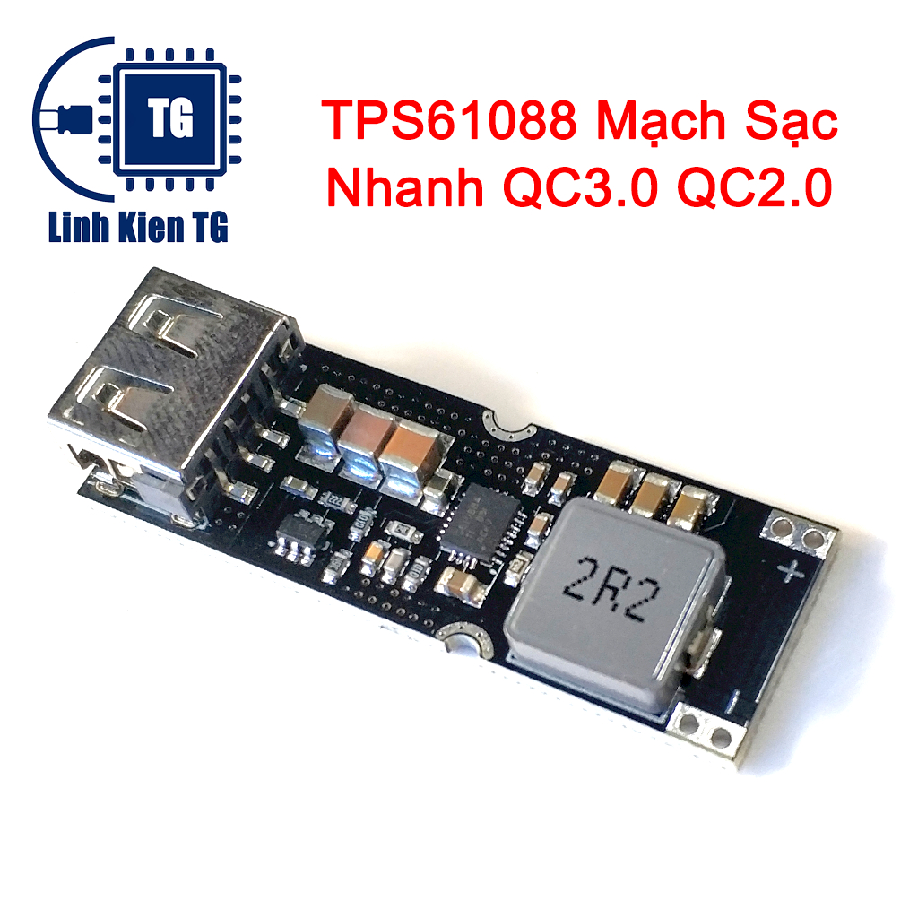TPS61088 Mạch Sạc Nhanh QC3.0 QC2.0 pin lithium đơn | Shopee Việt Nam
