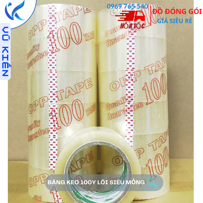 Băng keo trong 100y - 1kg - lõi nhỏ | Shopee Việt Nam