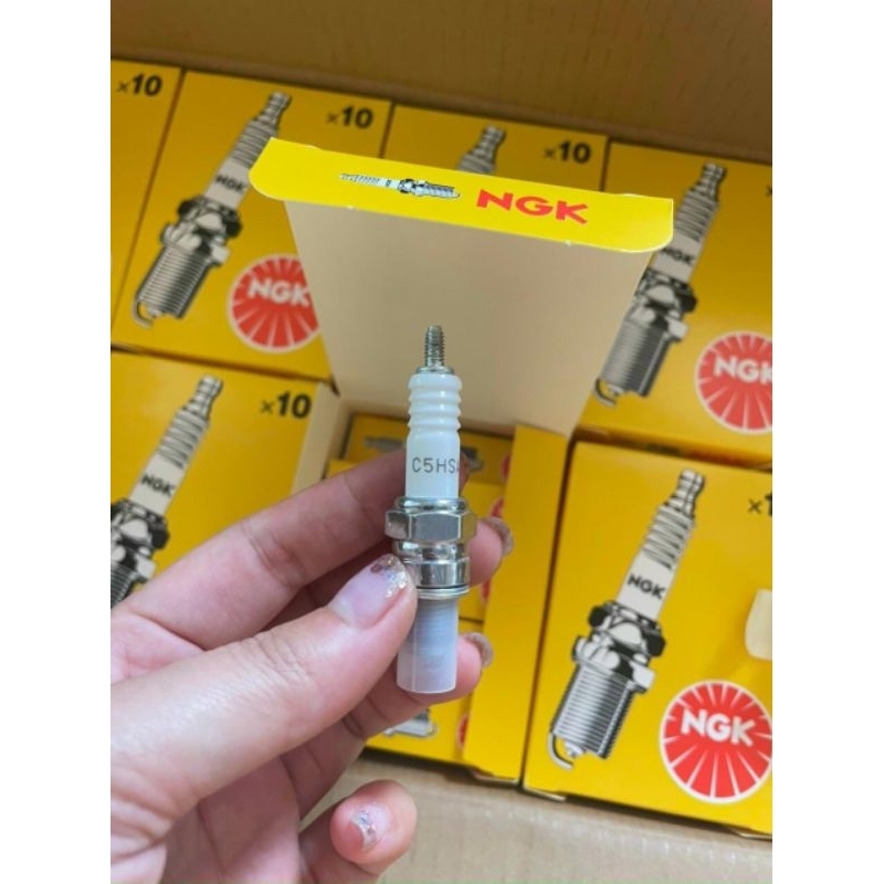 bugi NGK C5 - C6 - C7 - chân dài (loại tốt) | Shopee Việt Nam