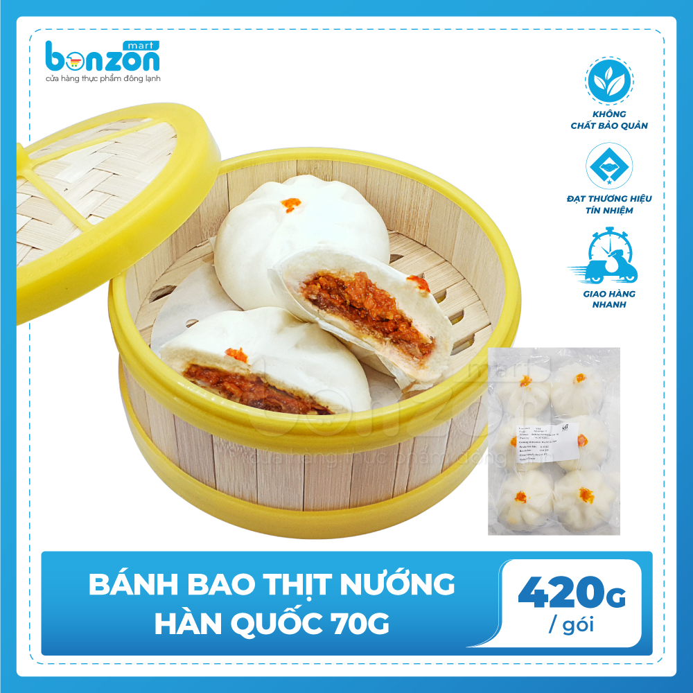 Bánh bao thịt nướng Hàn Quốc - Bonzon (420g) | Shopee Việt Nam