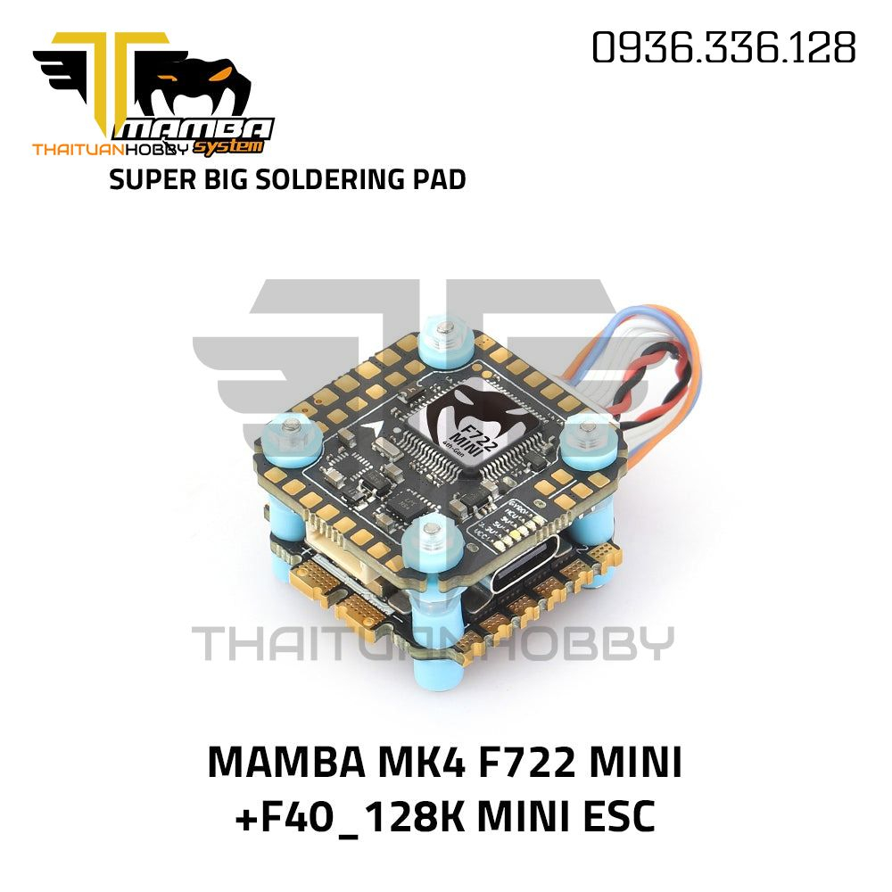 Tháp Mạch Mamba F722 Mini Mk4 + Điều Tốc F40 128k Mini | Shopee Việt Nam