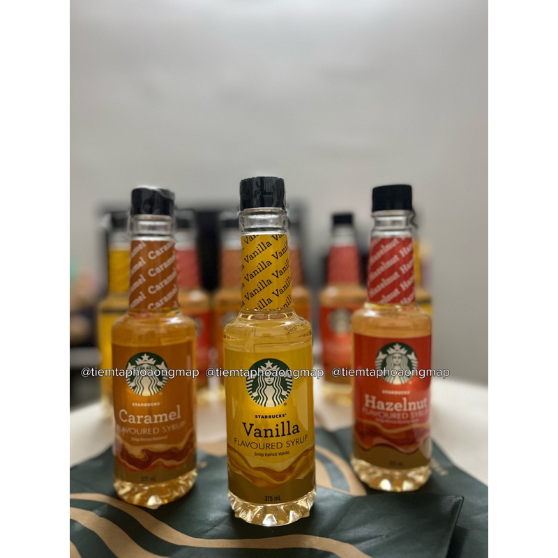 Syrup Starbucks (Hazelnut, Caramel, Vannila) | Shopee Việt Nam