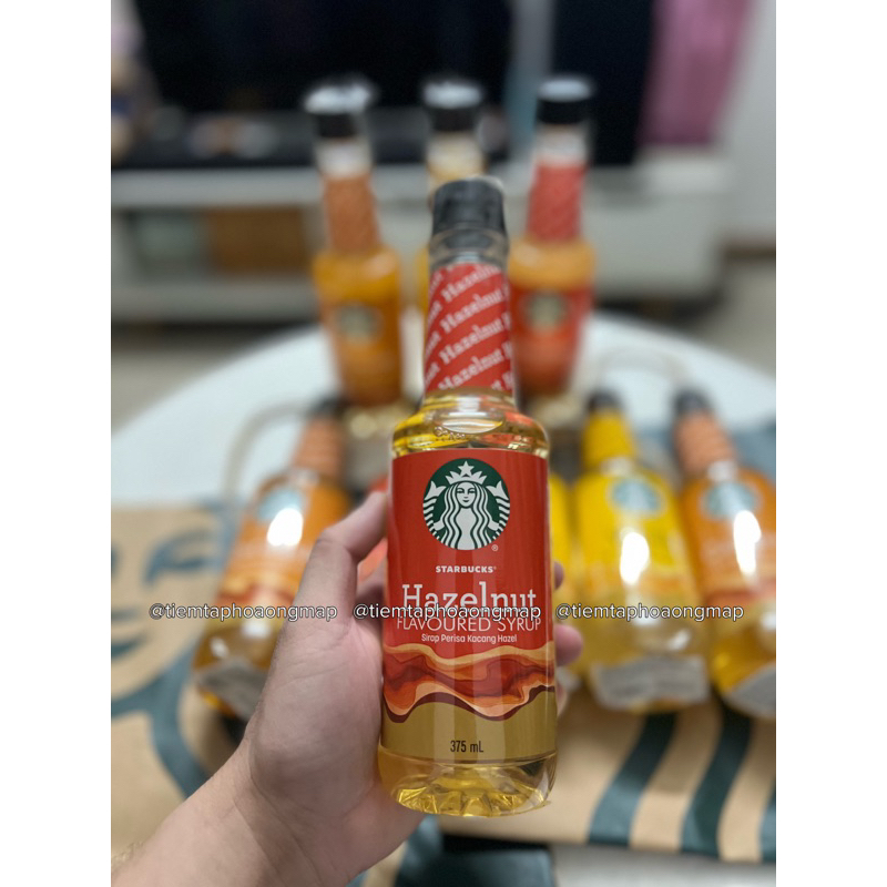 Syrup Starbucks (Hazelnut, Caramel, Vannila) | Shopee Việt Nam