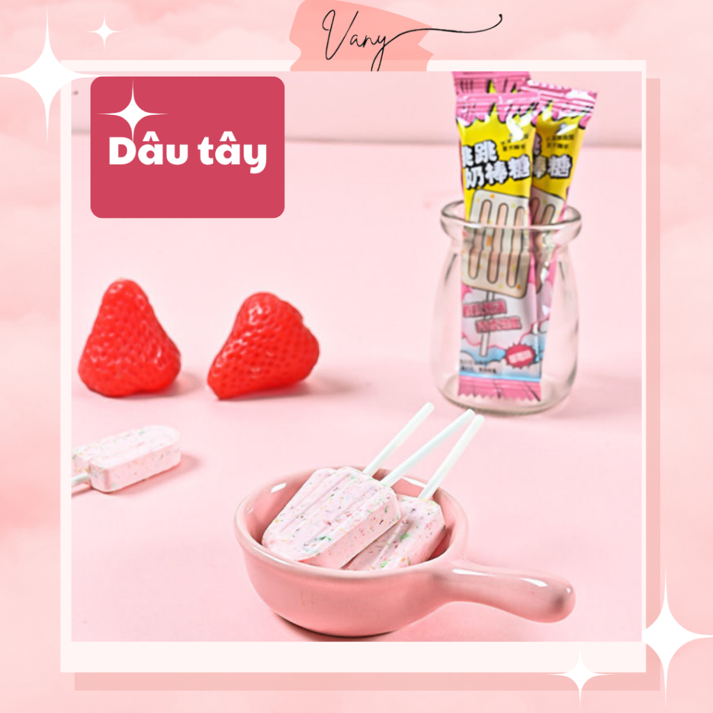 [Lẻ 1 cái] Kẹo Mút Sữa Bò Mix Kẹo Nổ 2in1 Popping Candy Hot Hit ...