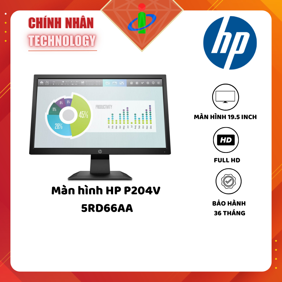Màn hình HP P204V văn phòng, làm việc, học tập / Bảo hành 36 tháng ...