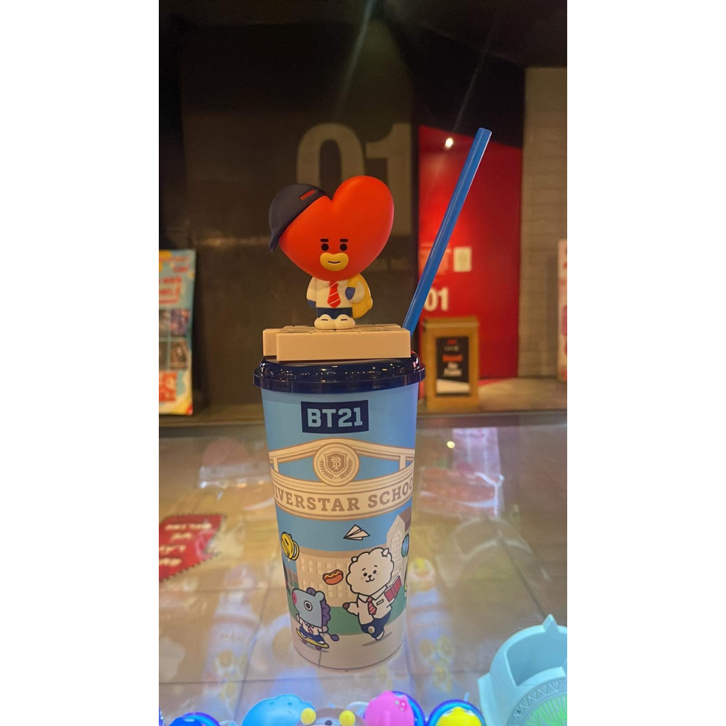 Ly nước CGV Cinemas Vietnam BT21 dung tích 943ml (Van, Koja, RJ, Tata ...