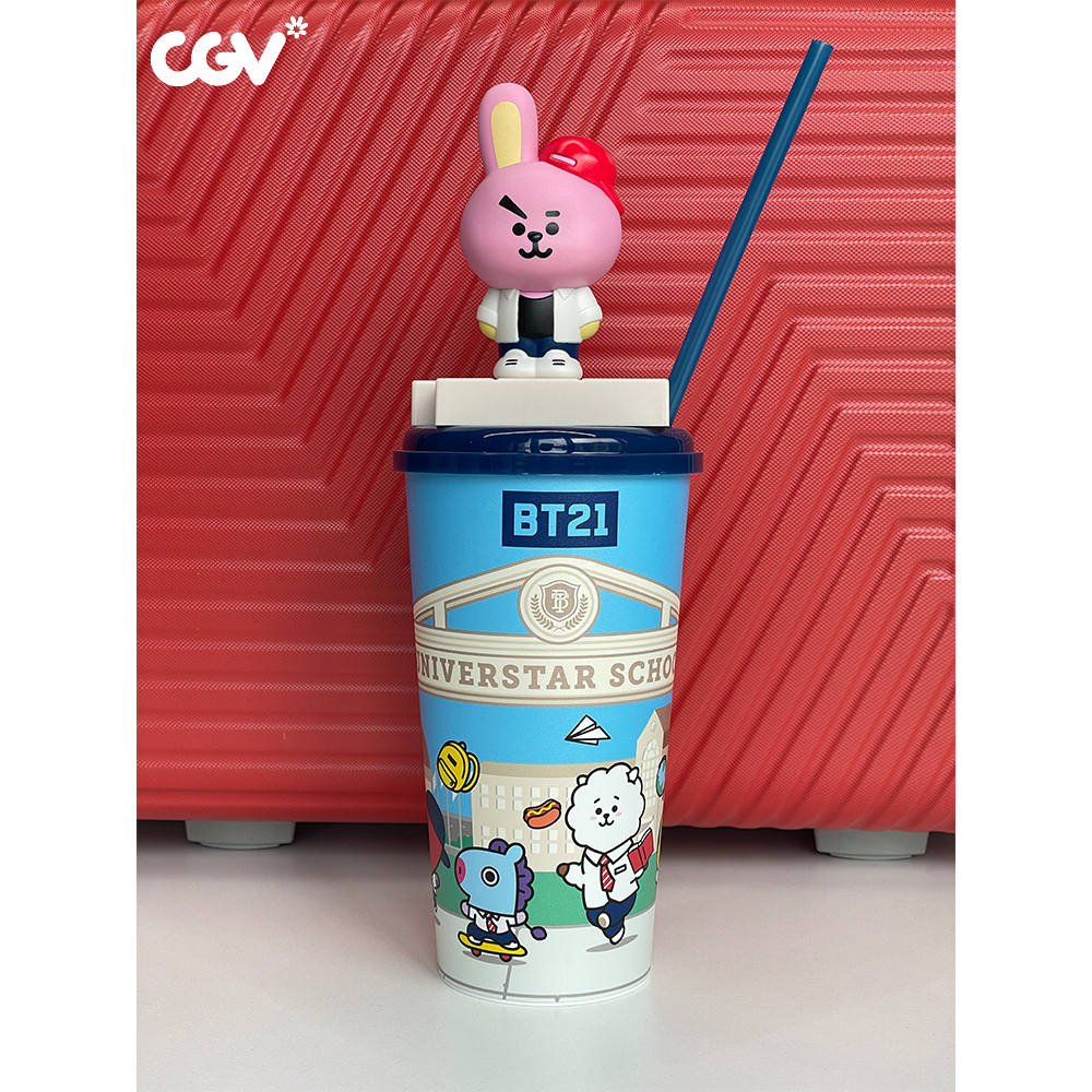 Ly nước CGV Cinemas Vietnam BT21 dung tích 943ml (Van, Koja, RJ, Tata ...